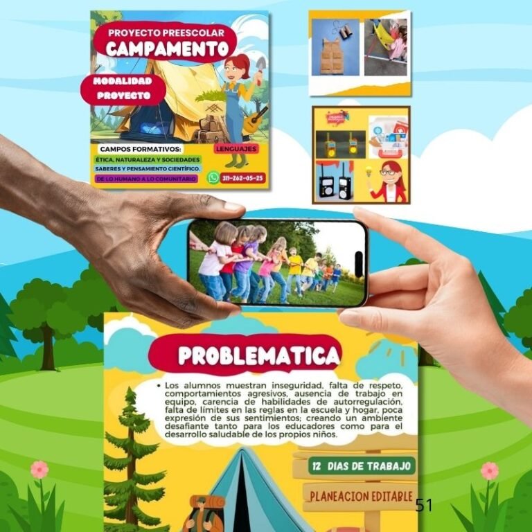 Proyecto Campamento Preescolar - educadorastodologas.com